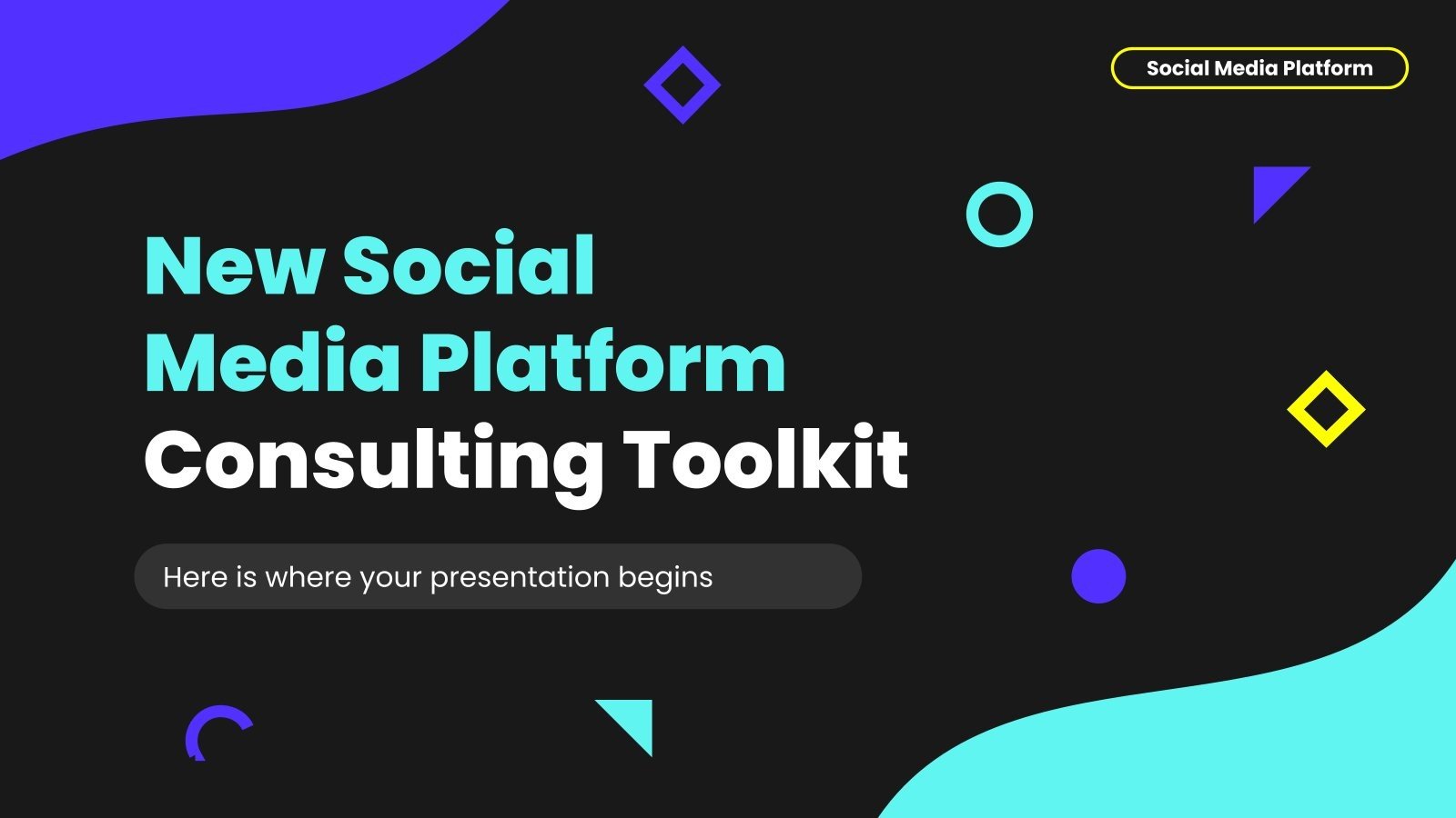New Social Media Platform Consulting Toolkit