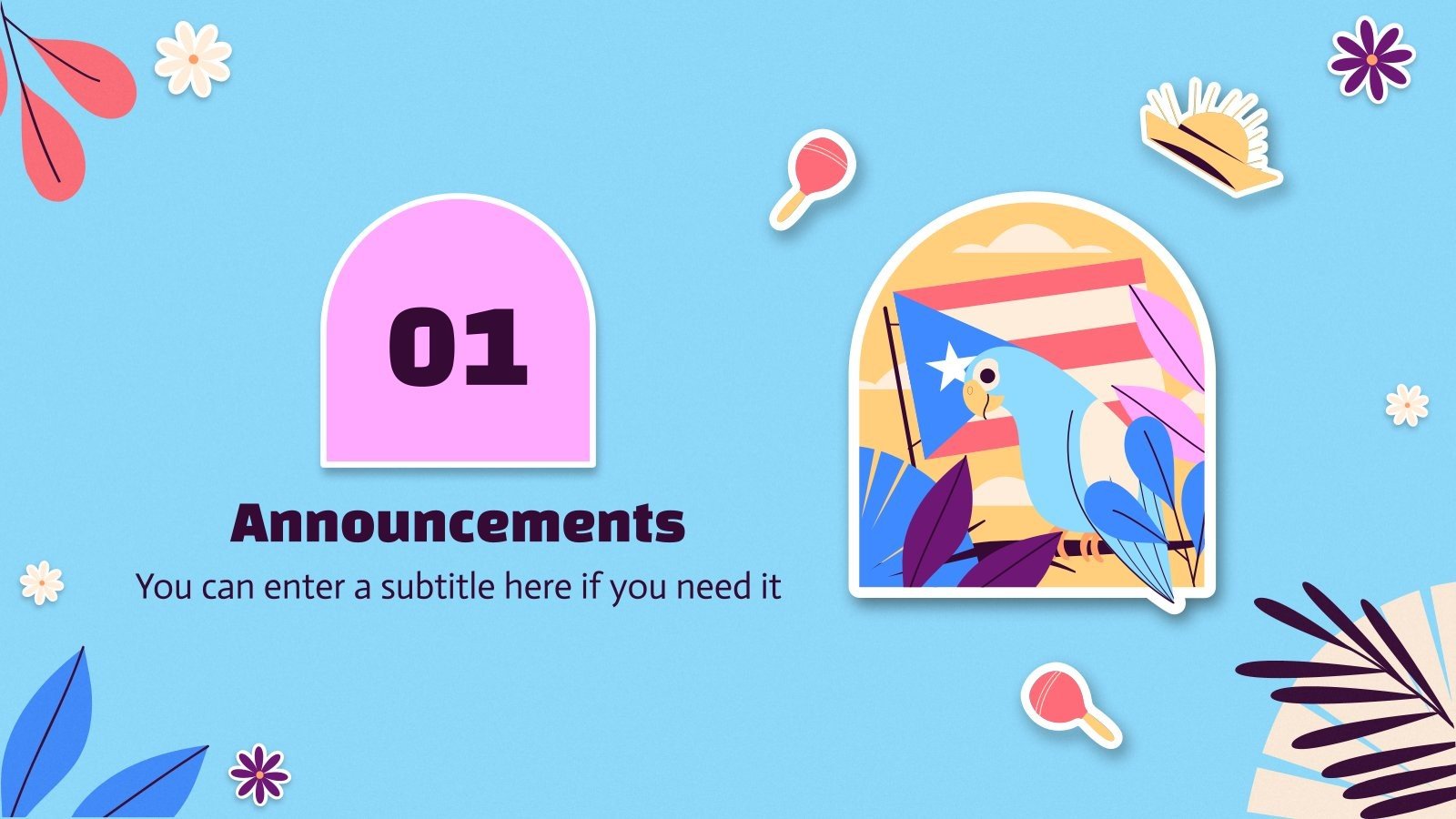 Puerto Rico Newsletter | Google Slides & PowerPoint