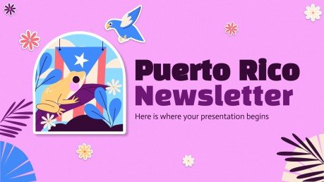 Free Google Slides and PowerPoint templates about Puerto Rico