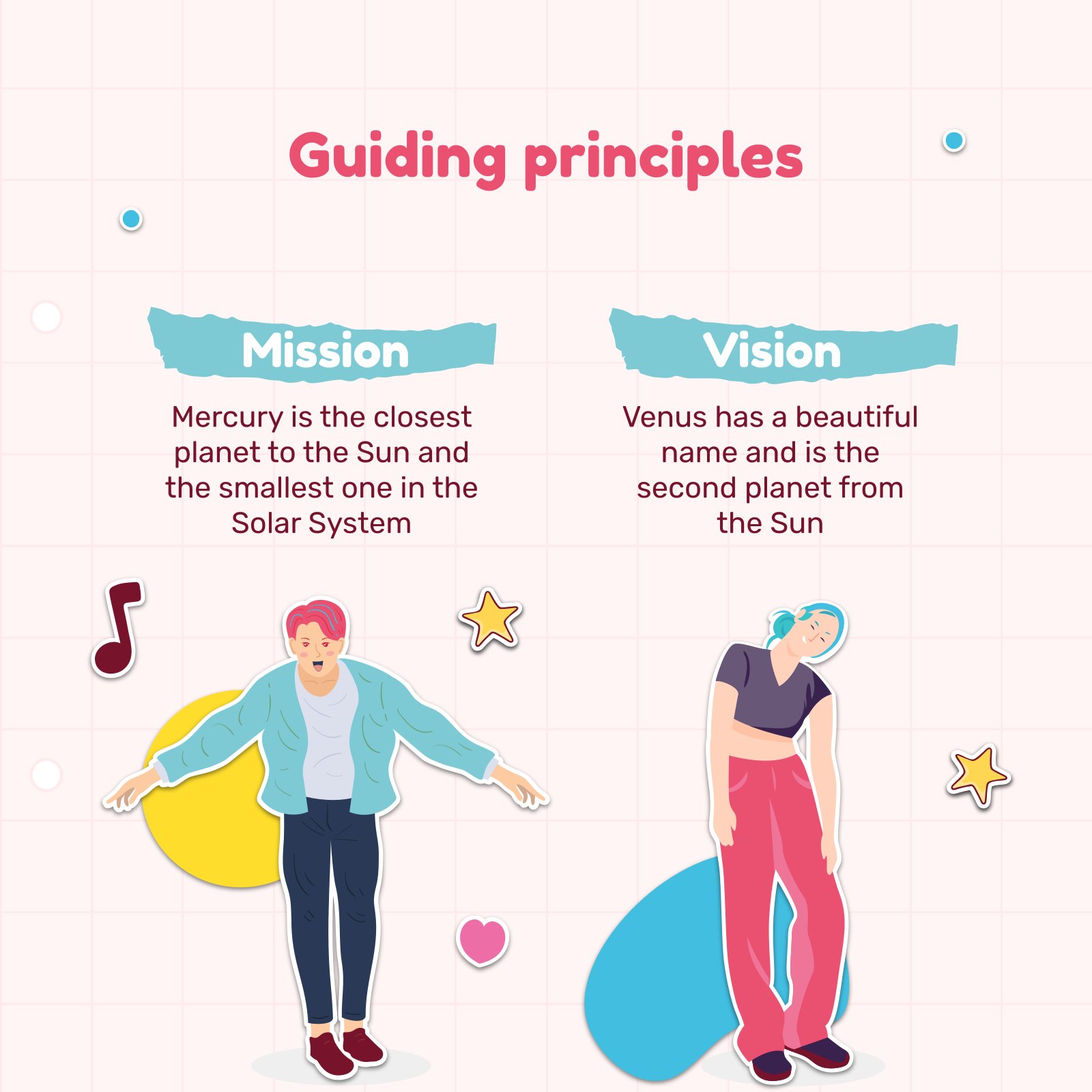 K-Pop Boy Band Fan's Collage for IG Posts | Google Slides & PPT