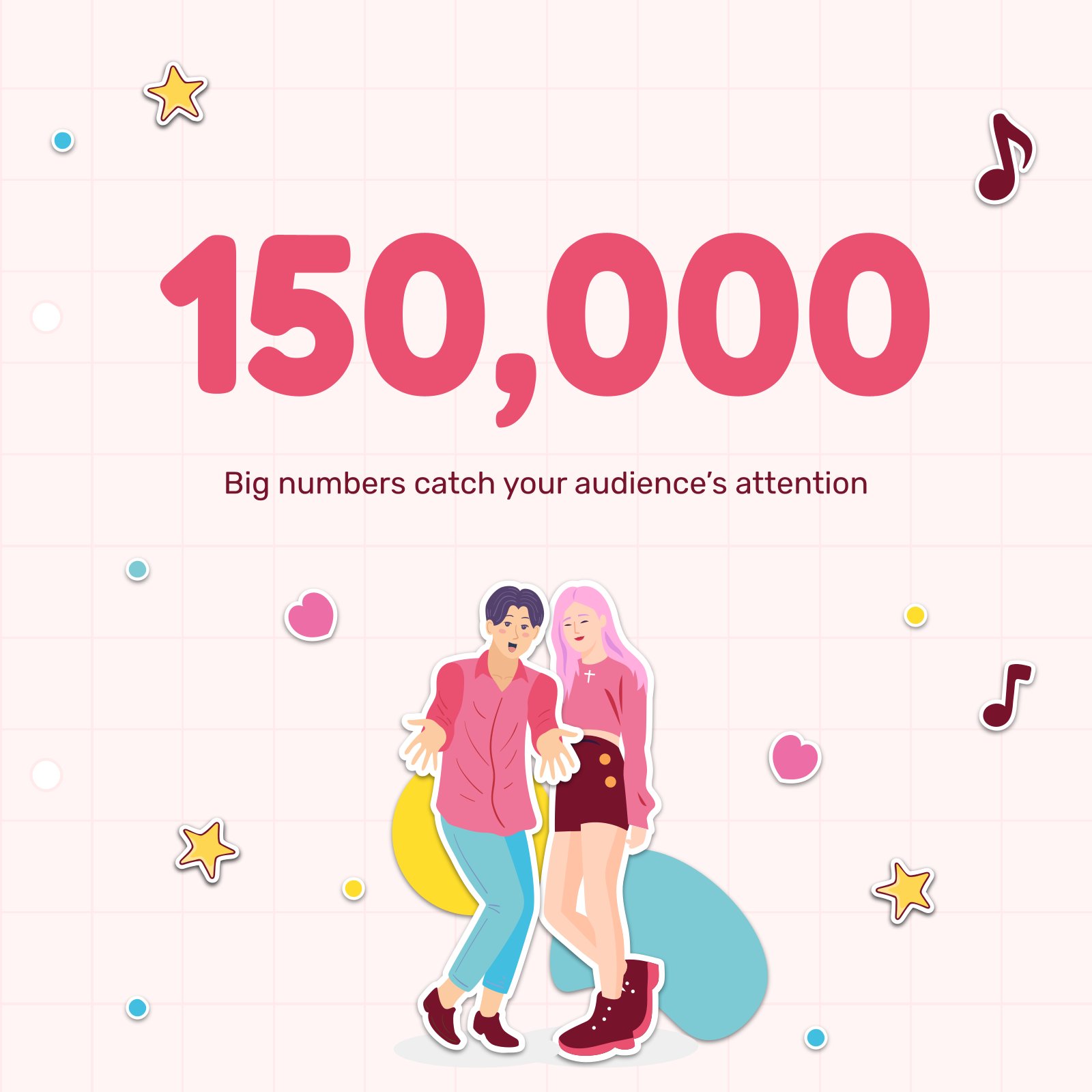 Collage de fan de boy bands de k-pop para publicaciones de IG