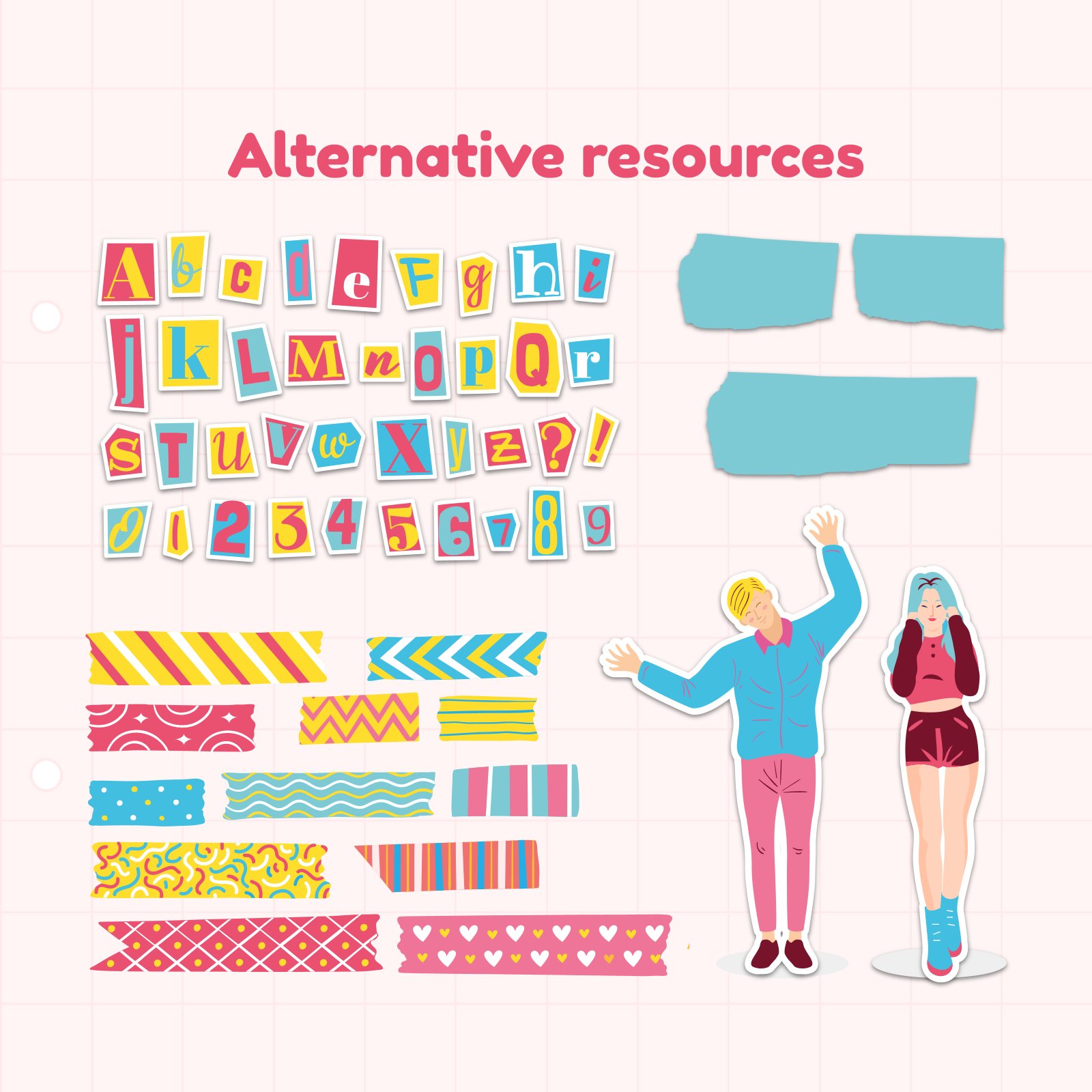 Collage de fan de boy bands de k-pop para publicaciones de IG