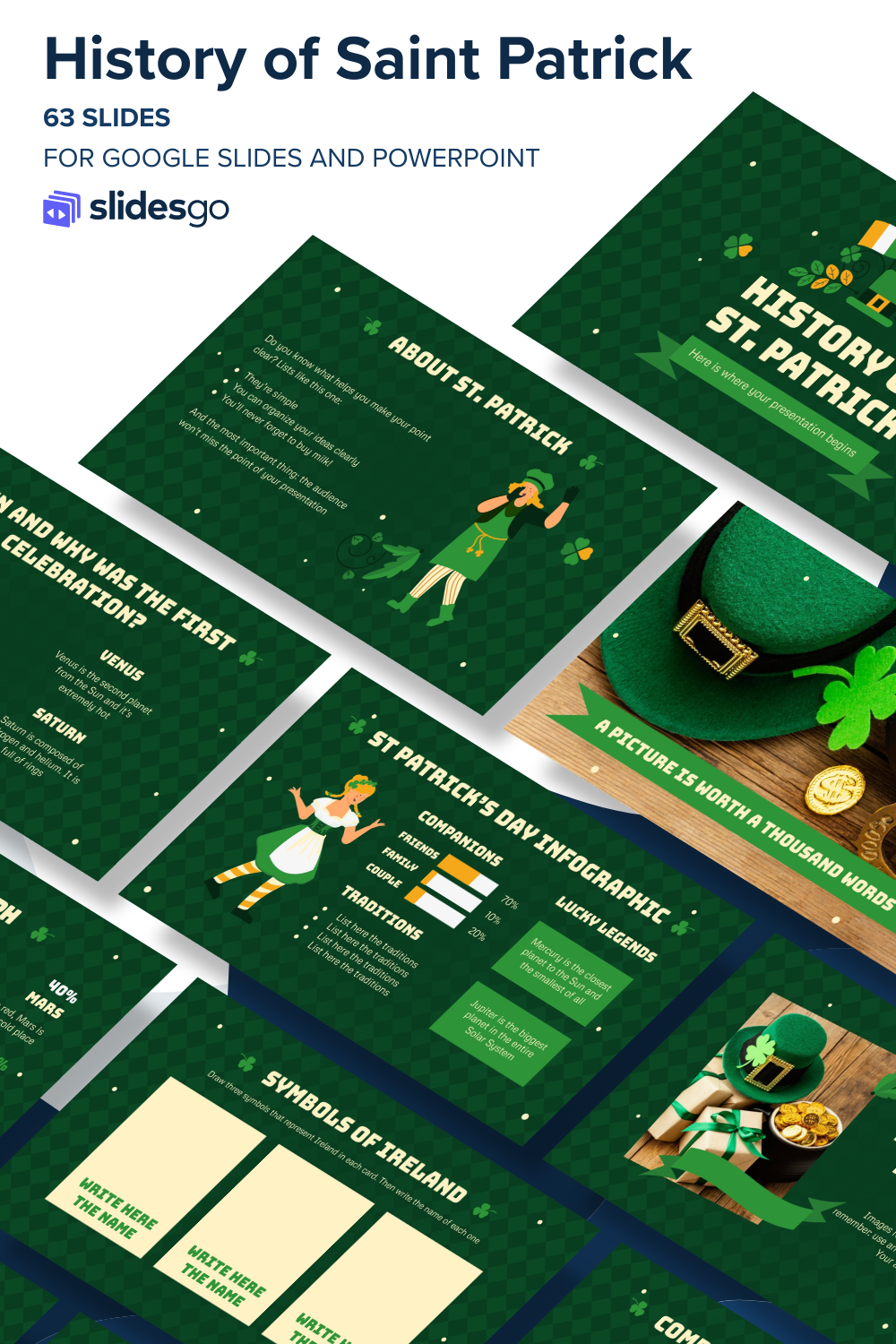 History of Saint Patrick | Google Slides & PowerPoint