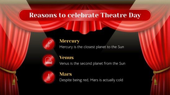 World Theatre Day | Google Slides & PowerPoint Template