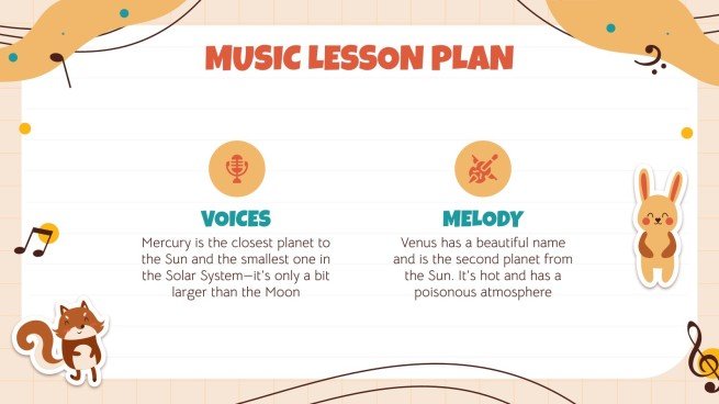 Clase de música para primaria | Google Slides y PPT