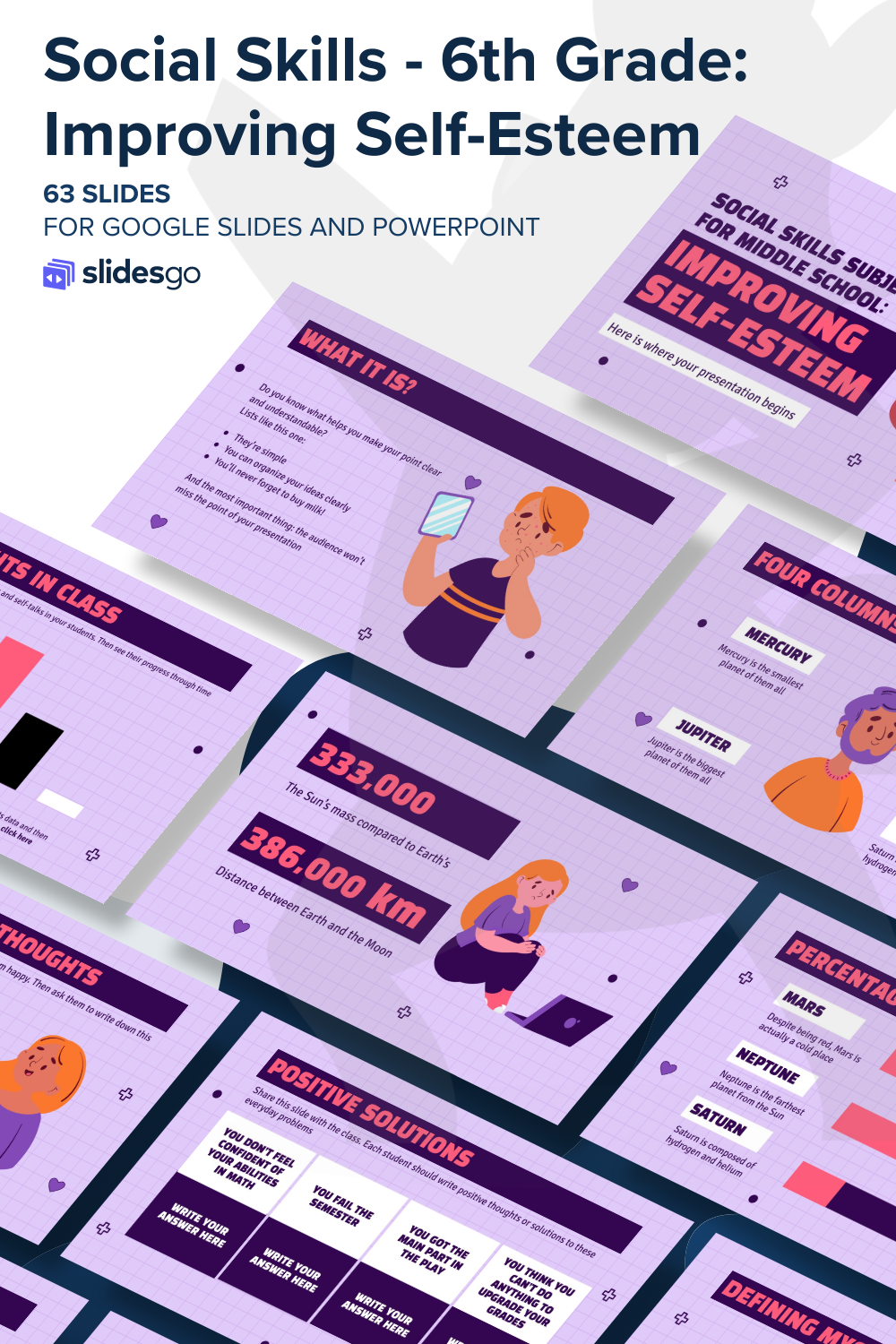 Middle School - 6th Grade: Improving Self-Esteem