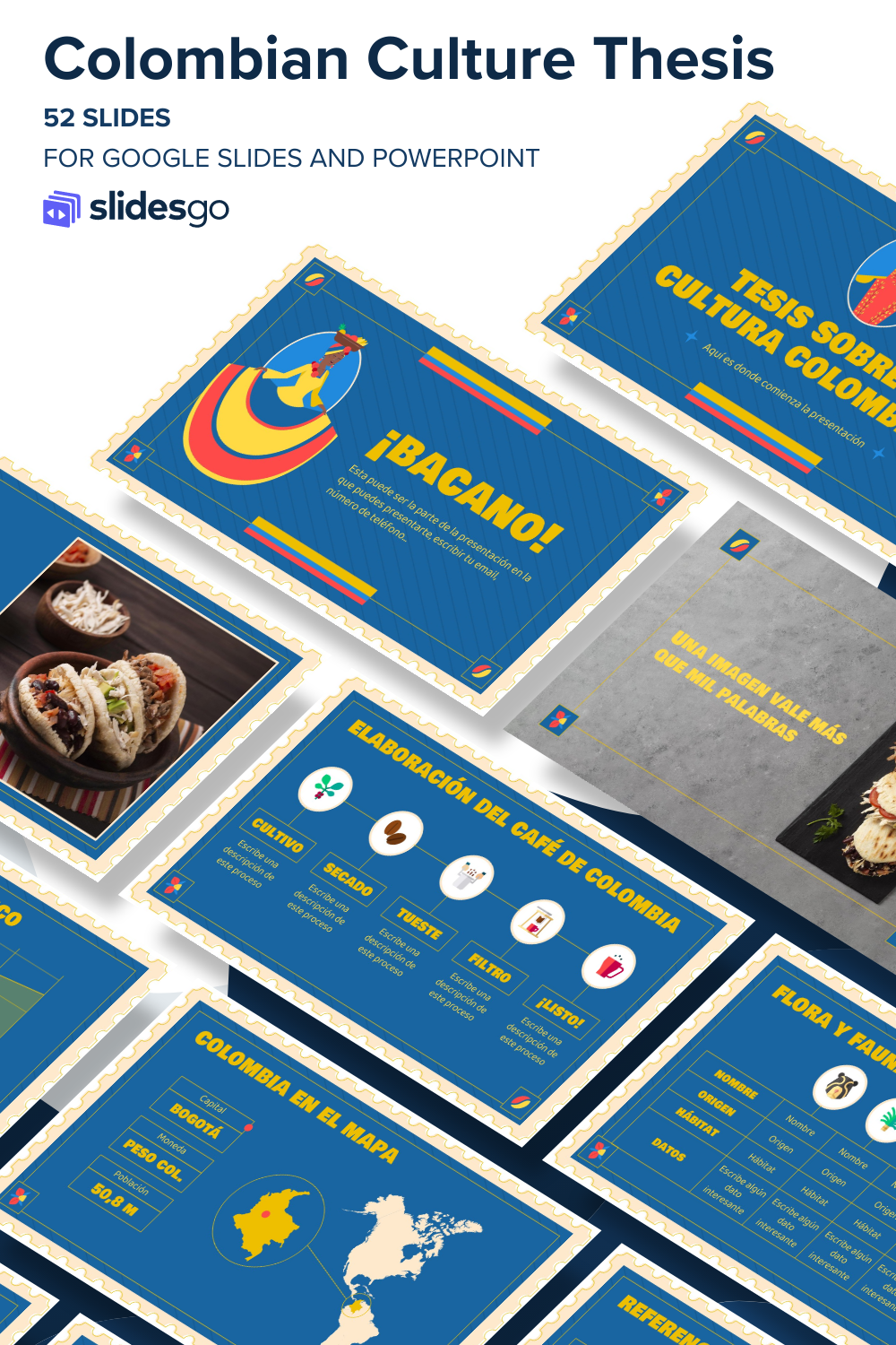 Colombian Culture Thesis | Google Slides & PowerPoint