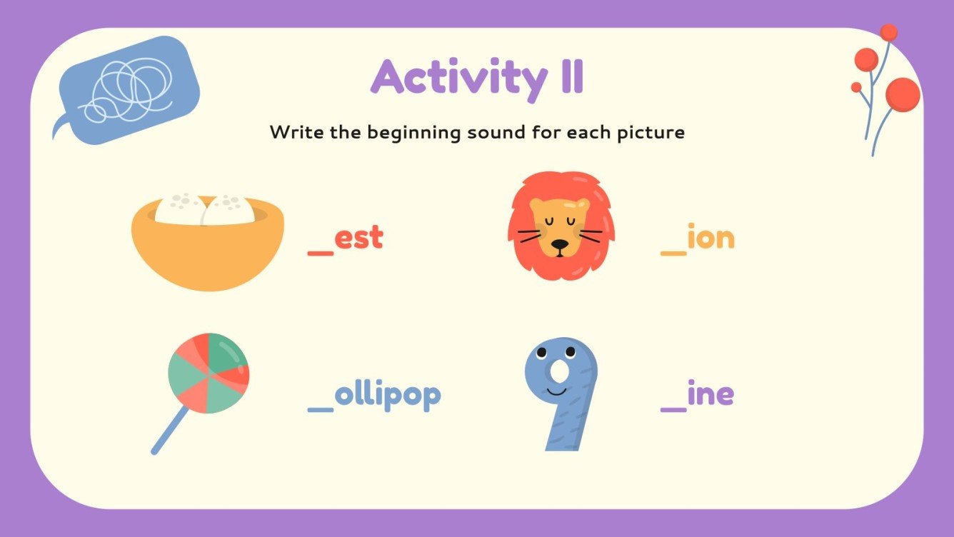 Language Arts: The Sounds /l/ and /n/ | Google Slides & PPT