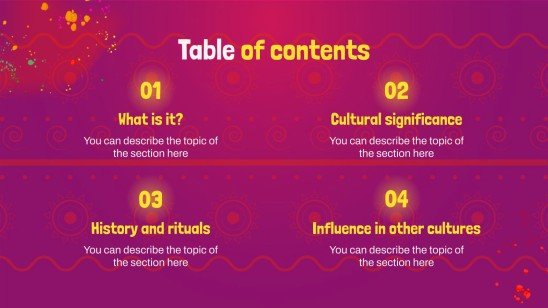 Happy Holi! | Google Slides & PowerPoint Template