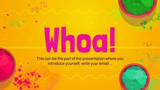 Happy Holi! | Google Slides & PowerPoint Template