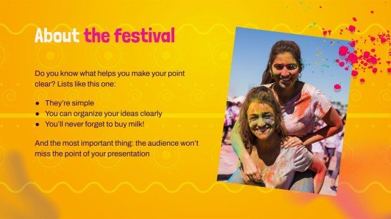 Happy Holi! | Google Slides & PowerPoint Template