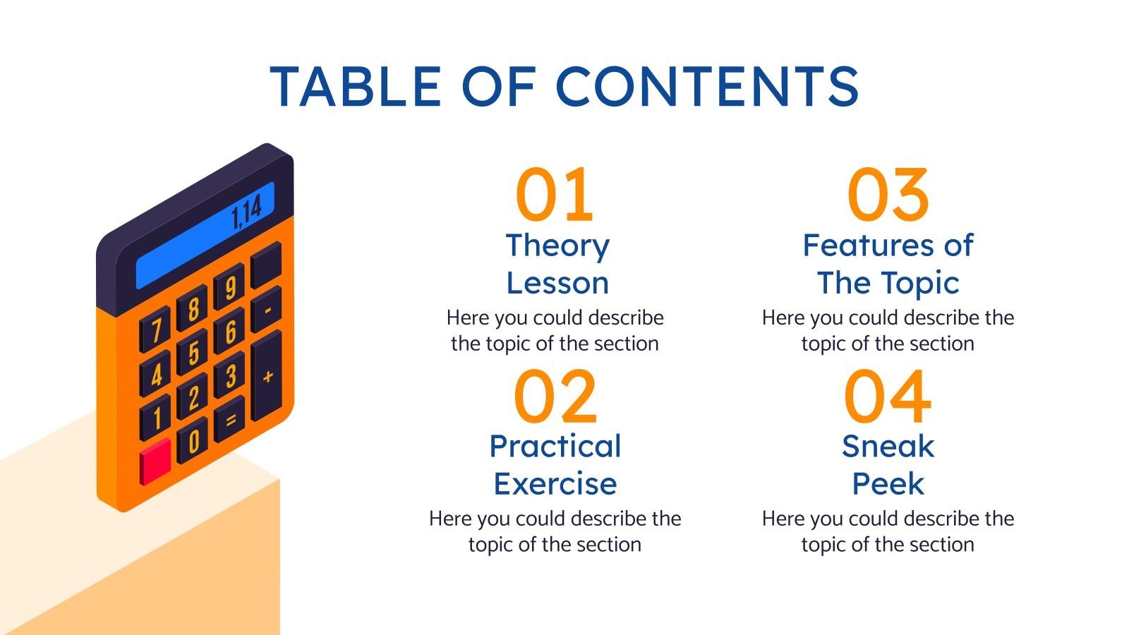 Aulas de matemática | Modelo para Google Slides e PowerPoint