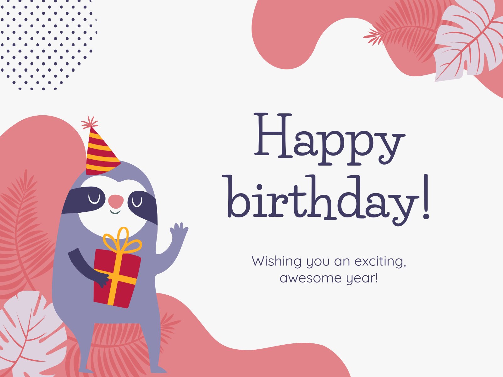 Creative Birthday Cards Google Slides theme & PPT template