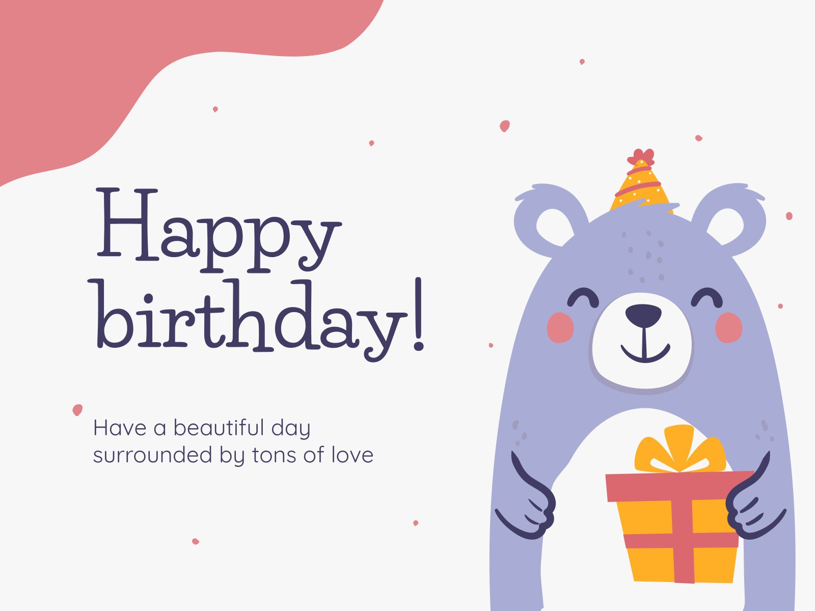 Creative Birthday Cards Google Slides theme & PPT template