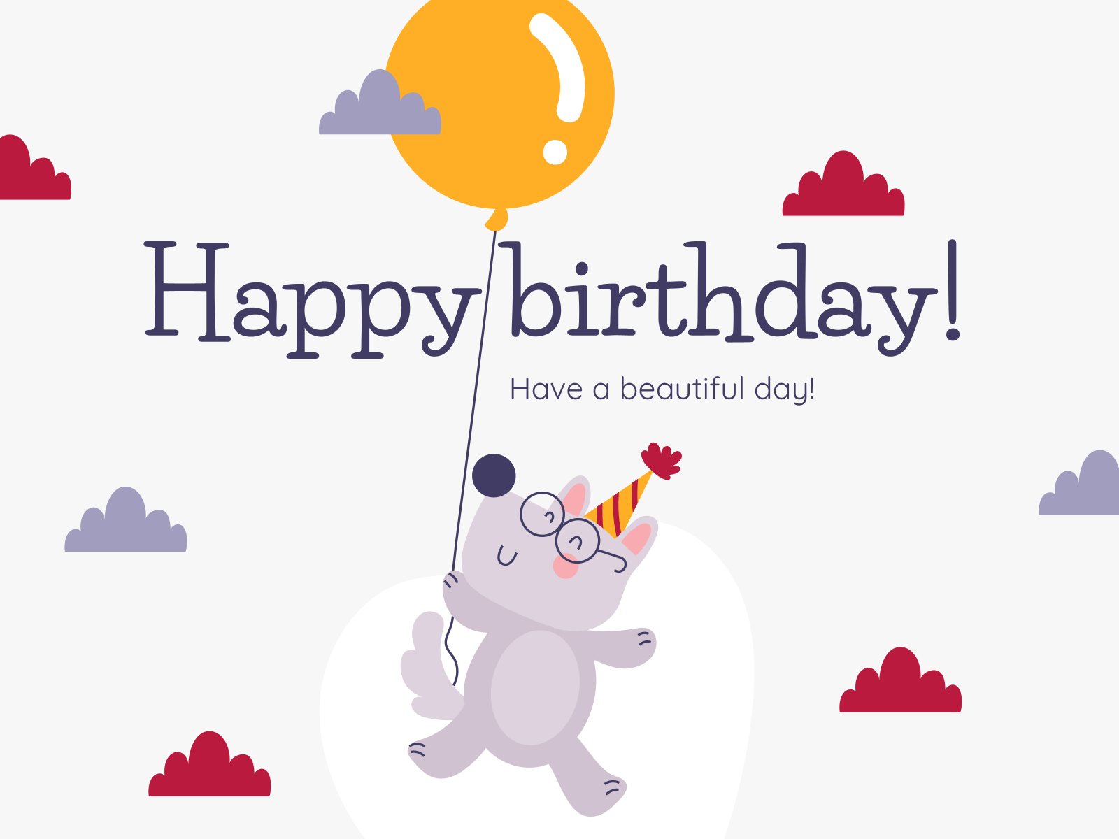 Creative Birthday Cards Google Slides theme & PPT template