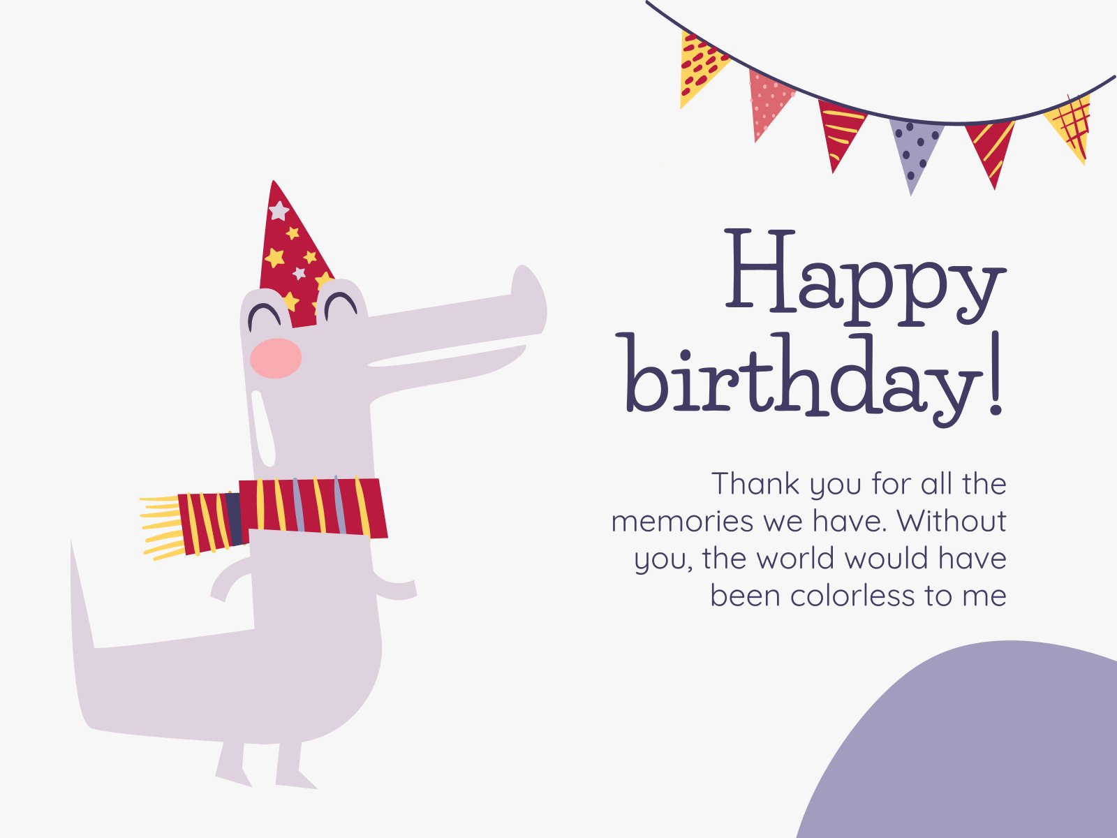 Creative Birthday Cards Google Slides theme & PPT template
