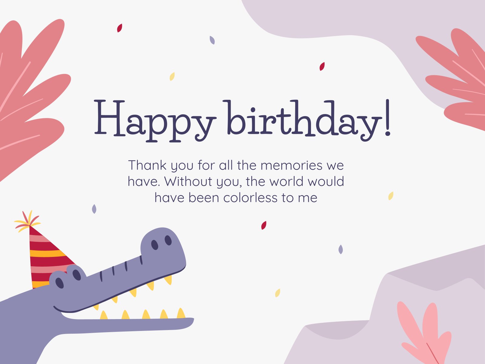 Creative Birthday Cards Google Slides theme & PPT template