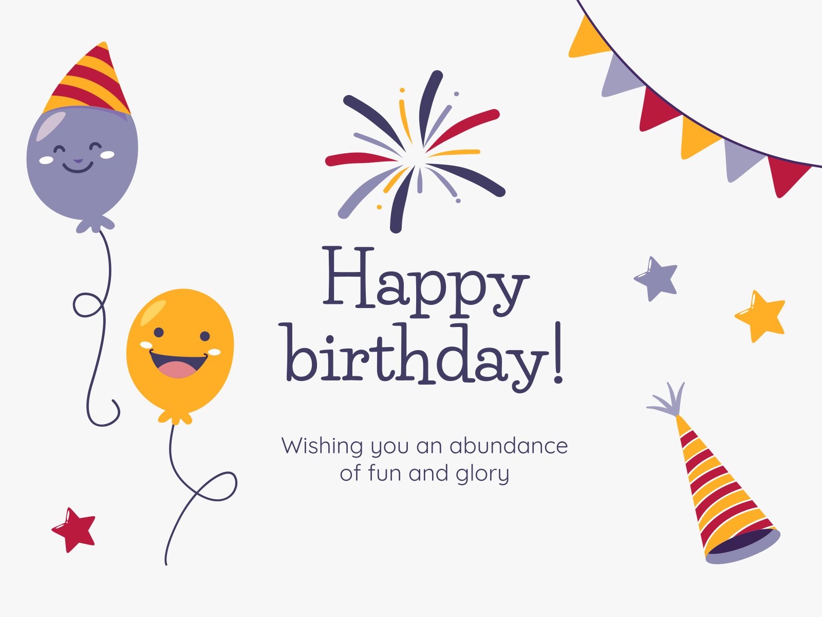 Creative Birthday Cards Google Slides theme & PPT template