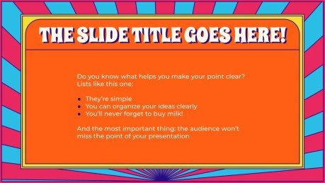 70s Style Portfolio | Google Slides and PowerPoint Template