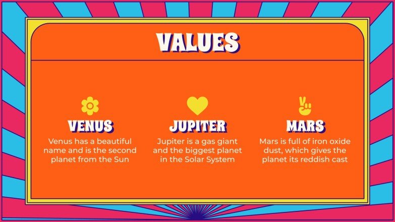 70s Style Portfolio | Google Slides and PowerPoint Template