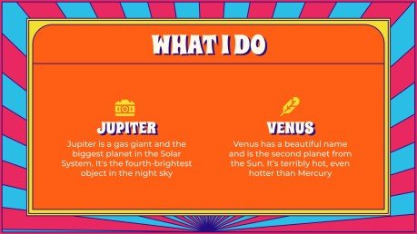 70s Style Portfolio | Google Slides and PowerPoint Template