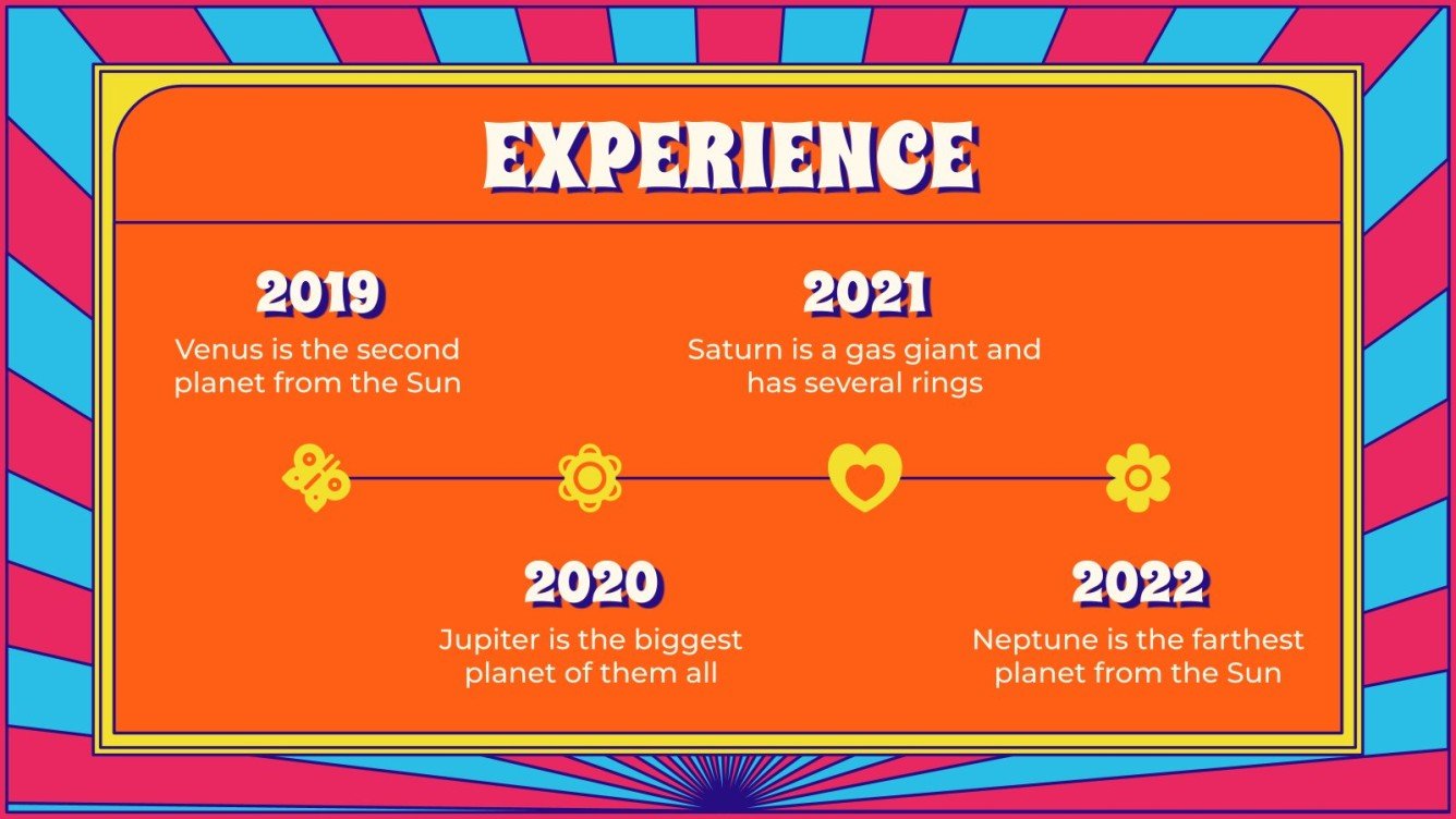 70s Style Portfolio | Google Slides and PowerPoint Template