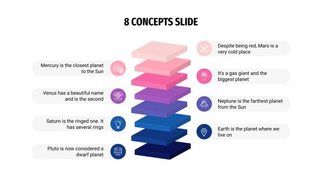 Free 8 Concepts Infographics for Google Slides and PowerPoint