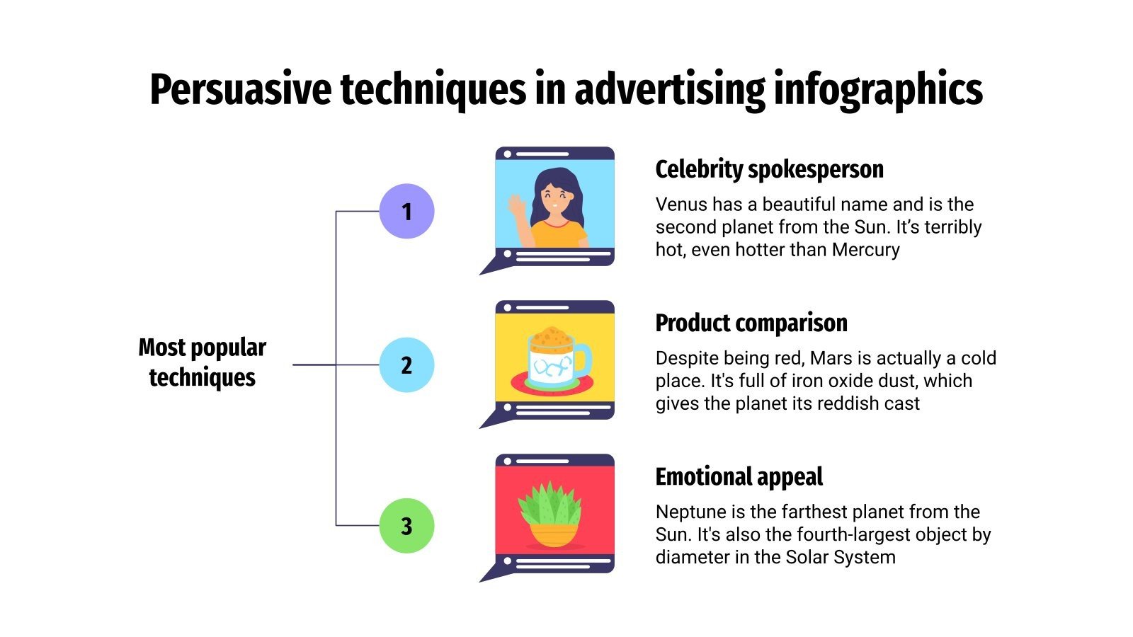Persuasive Techniques In Advertising Infographics
