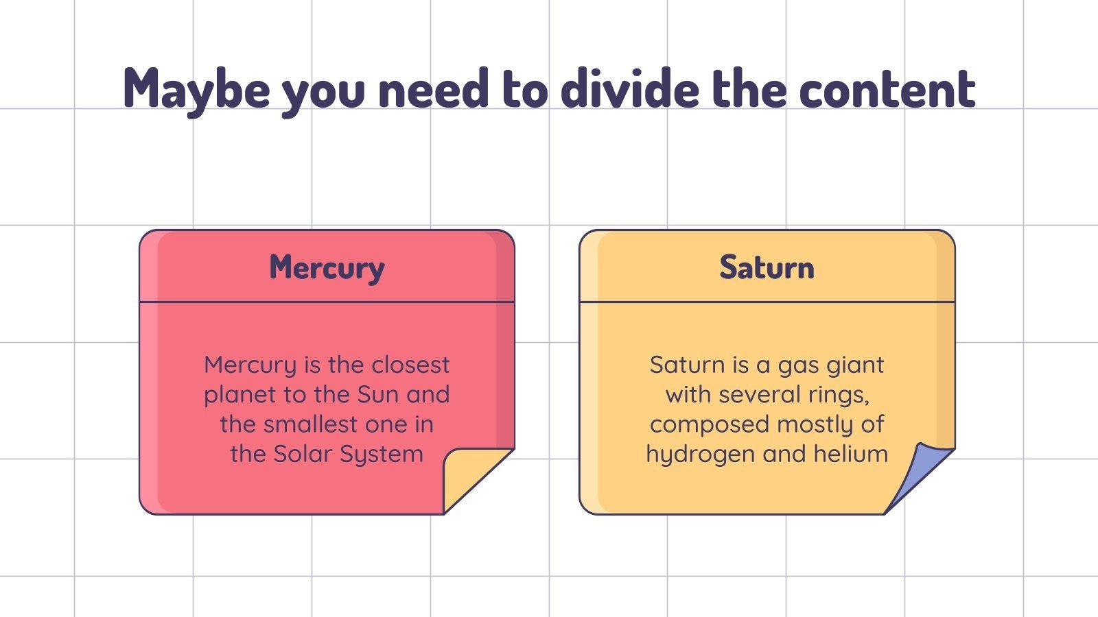 Sticky Notes Canvas Structures for Organization