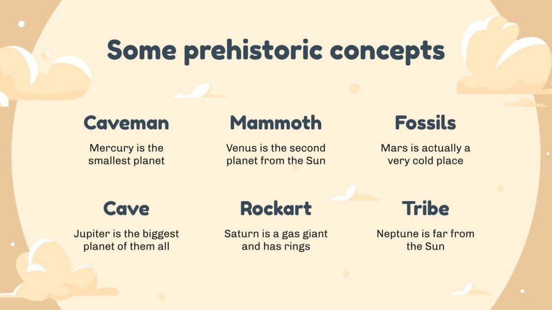 History Subject for Pre-K: Travel Through Time | Google Slides