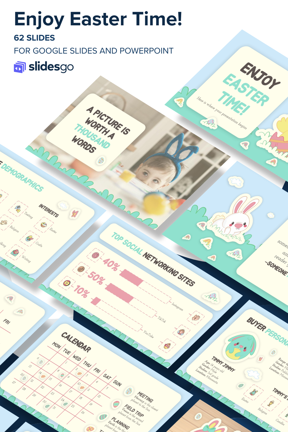 Enjoy Easter Time! | Google Slides & PowerPoint