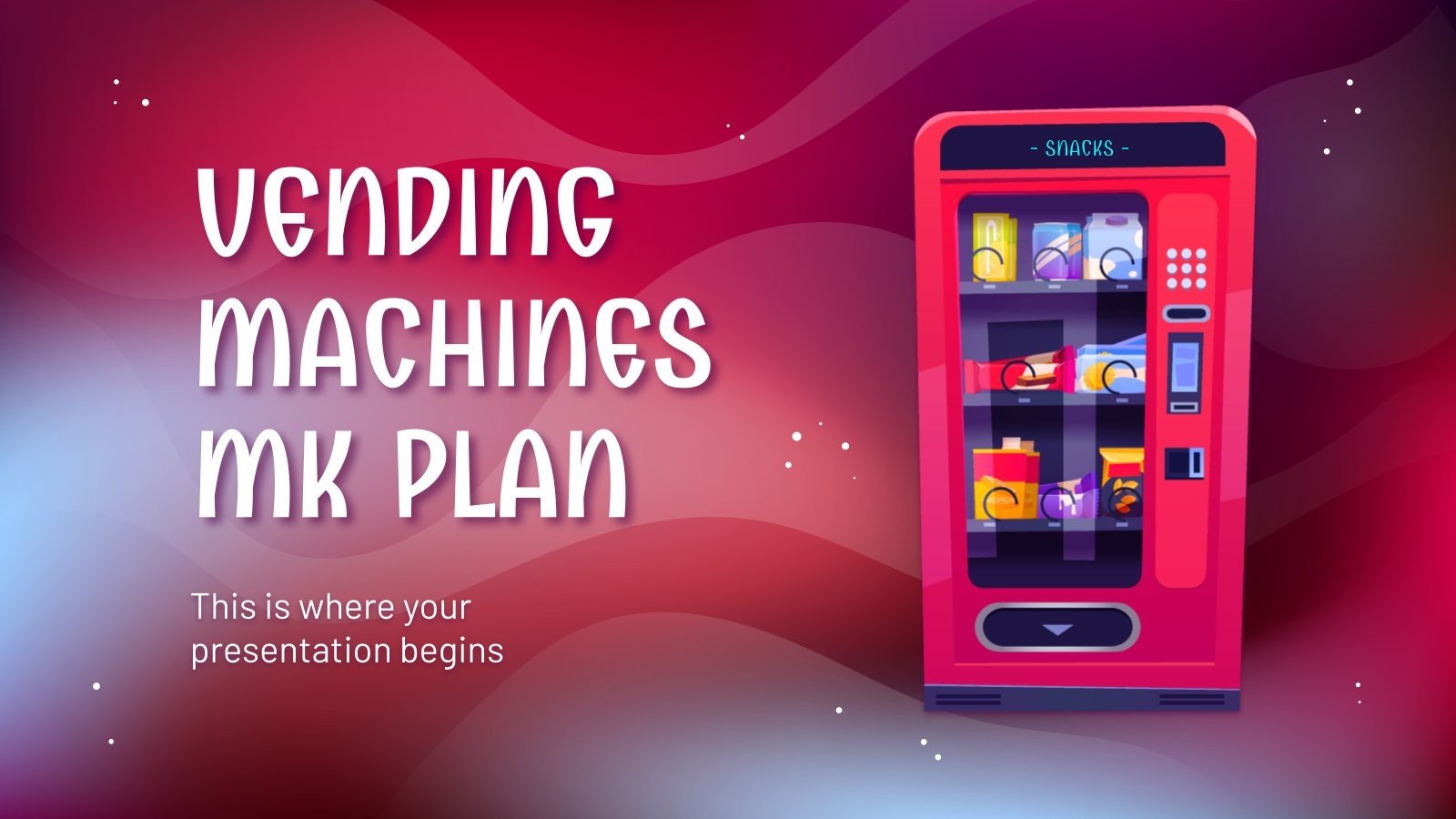 Vending Machines Marketing Plan Google Slides PowerPoint