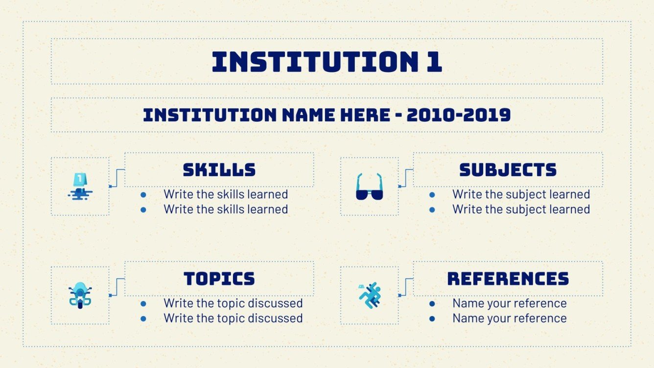 FBI Agent CV | Google Slides & PPT Template