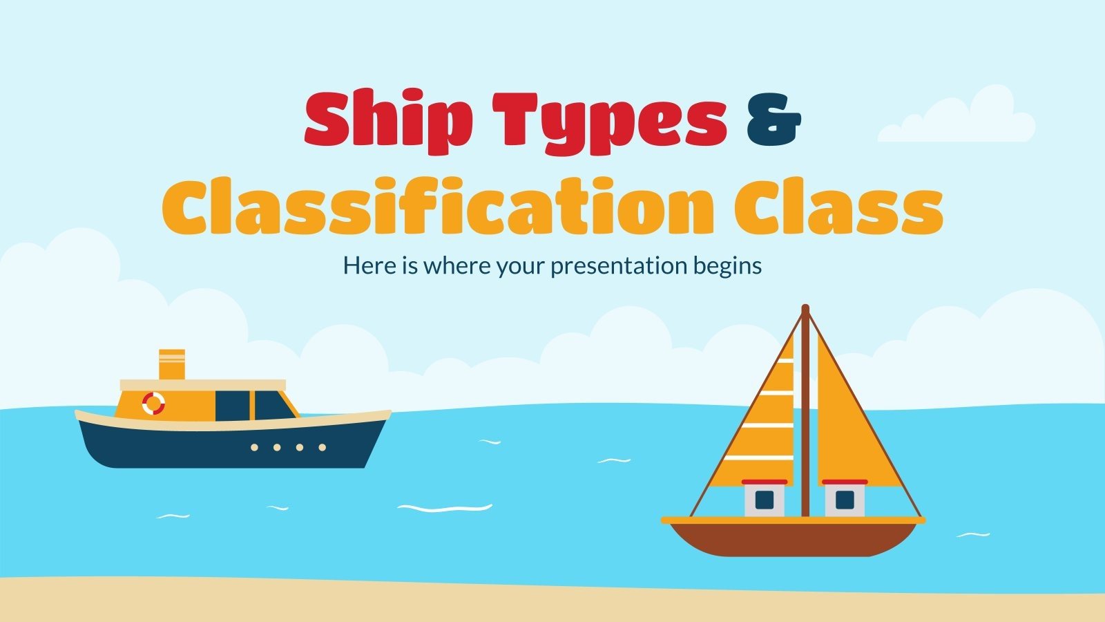 Ship Types & Classification Class | Google Slides & PowerPoint