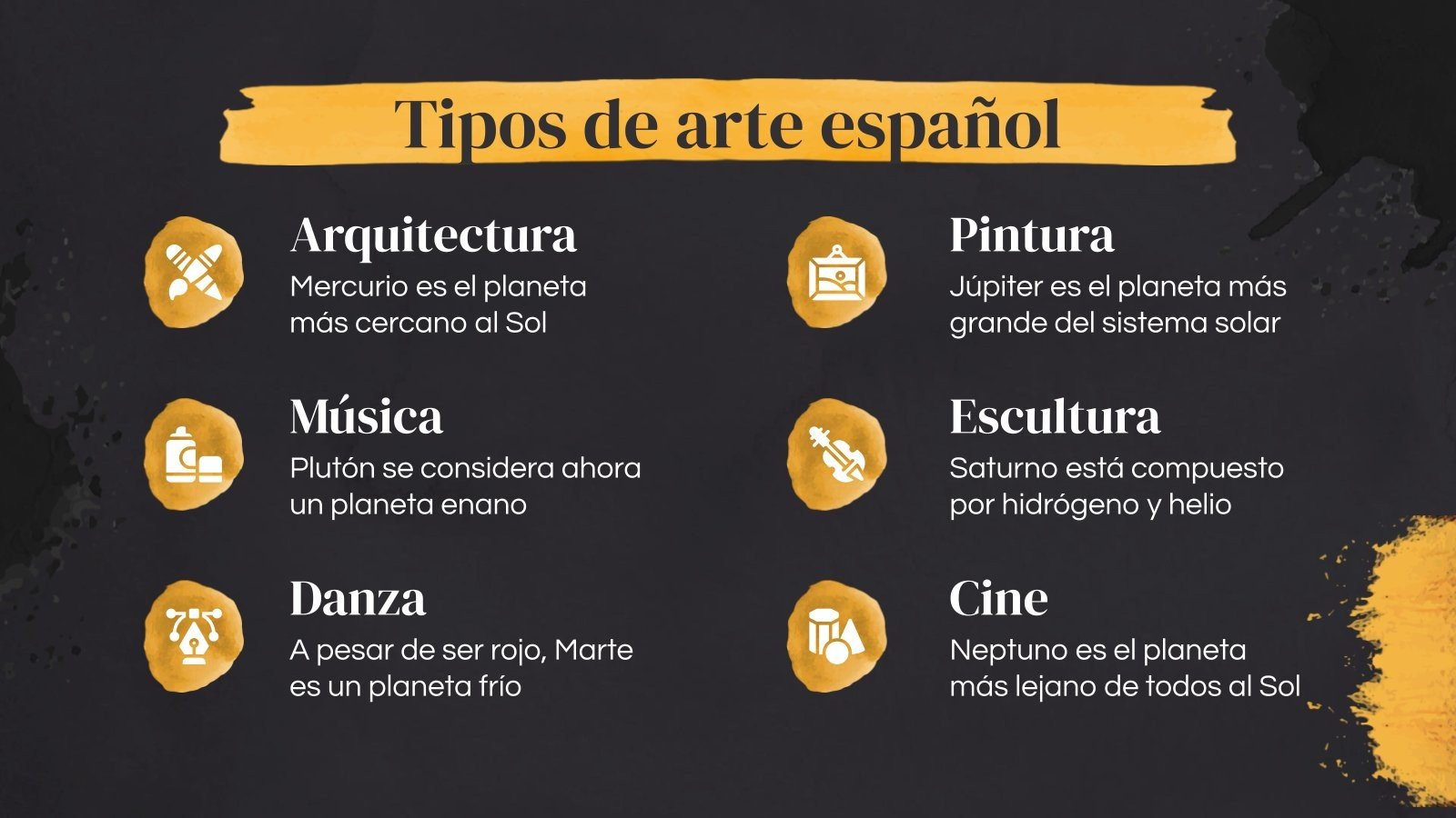 Spanish Art Market for Investors | Google Slides & PowerPoint