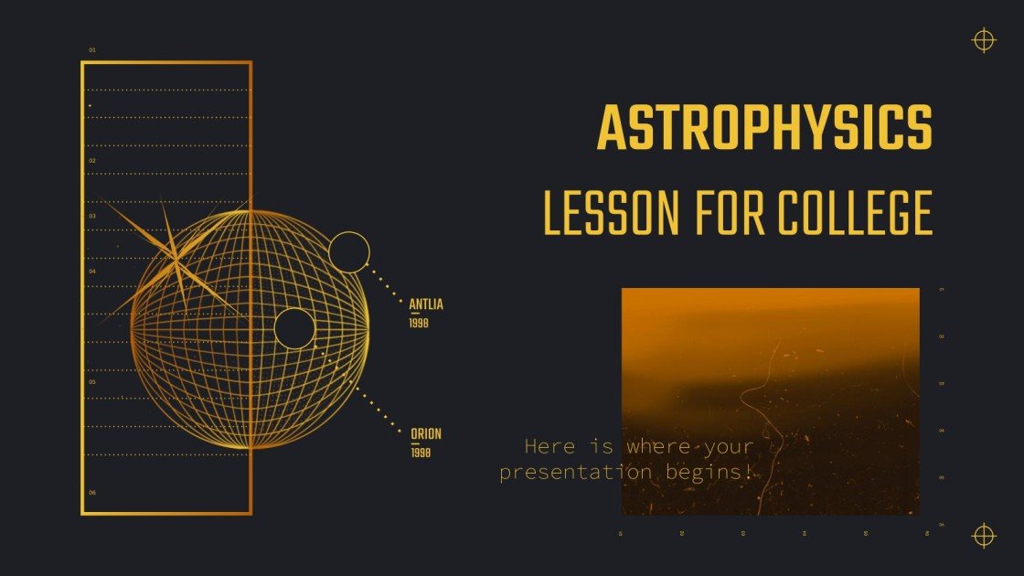 Astrophysics Lesson for College | Google Slides and PPT