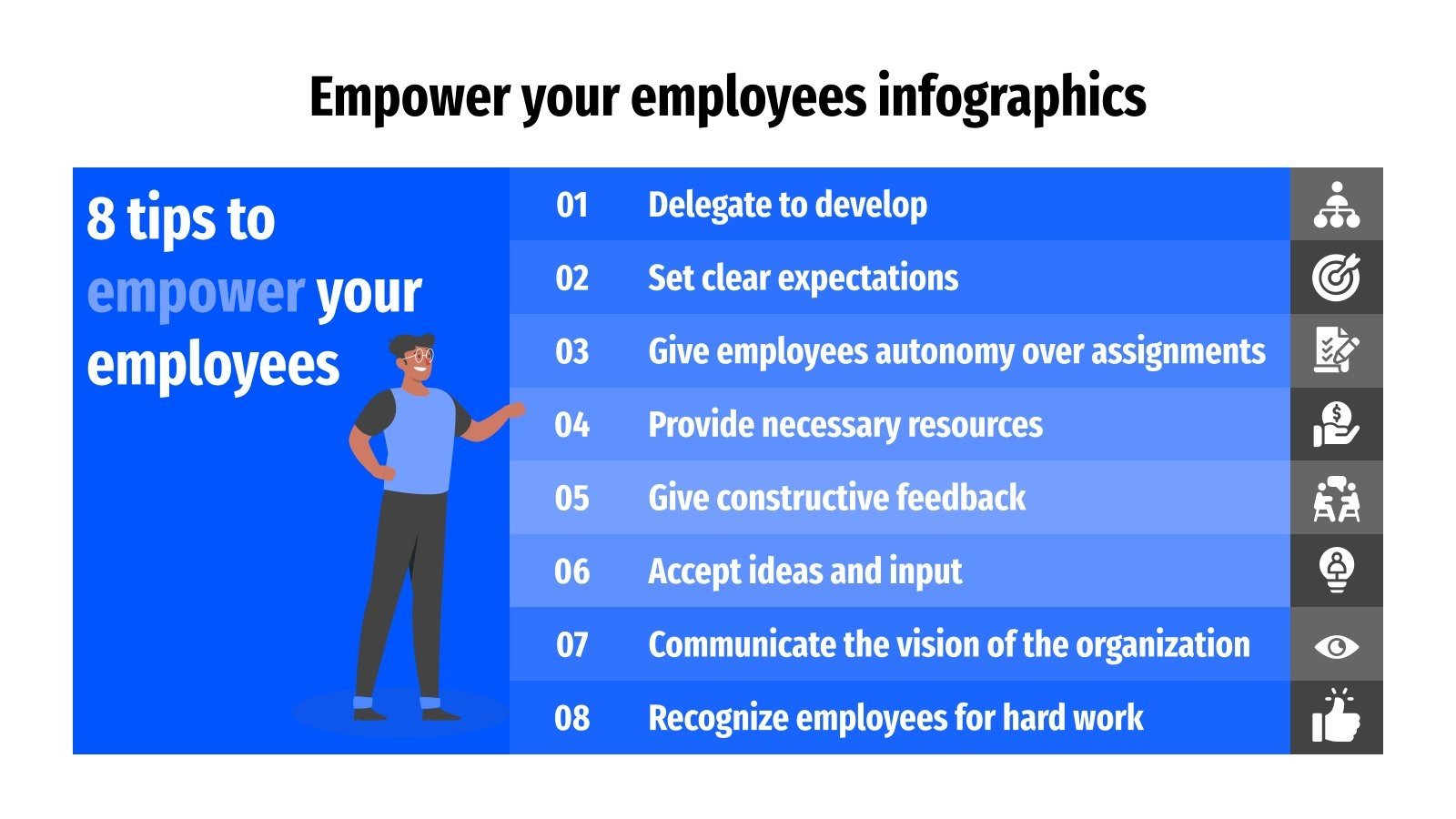 Empower your Employees Infographics | Google Slides & PPT