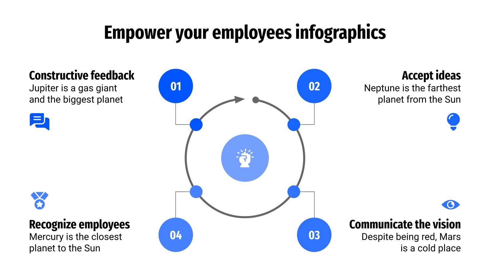 Empower your Employees Infographics | Google Slides & PPT