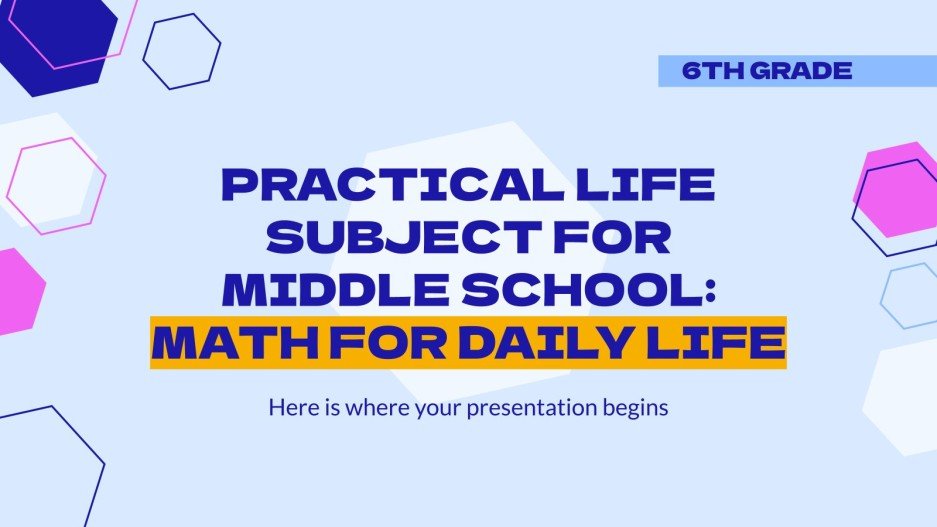 Free Math Google Slides themes and PowerPoint templates