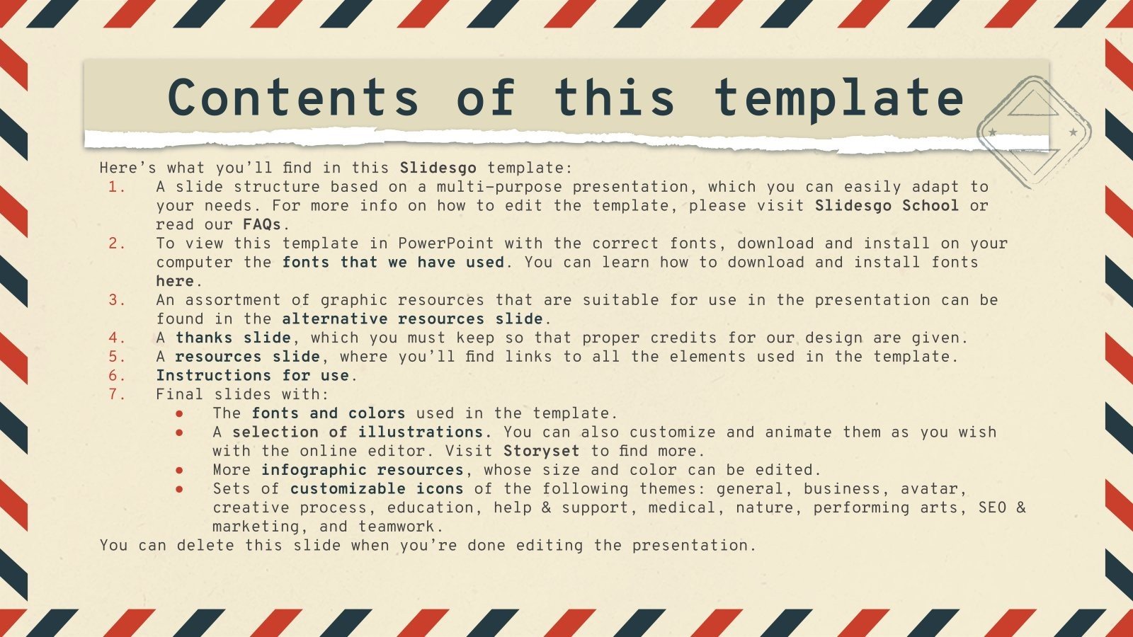 US Card and Letter Writing Month | Google Slides & PPT