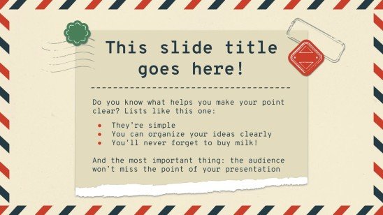 US Card and Letter Writing Month | Google Slides & PPT