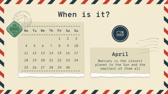 US Card and Letter Writing Month | Google Slides & PPT