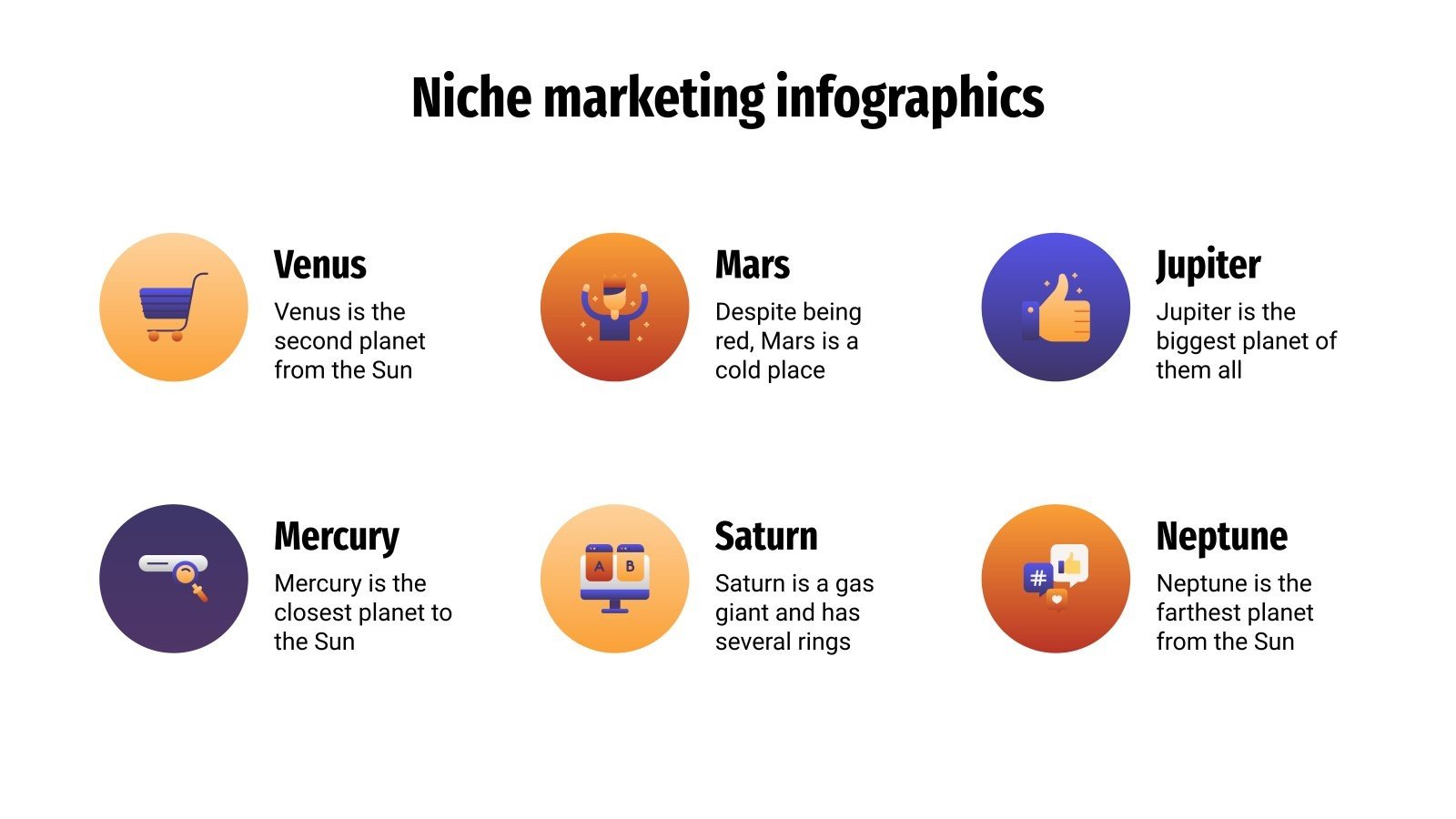 Niche Marketing Infographics | Google Slides & PPT