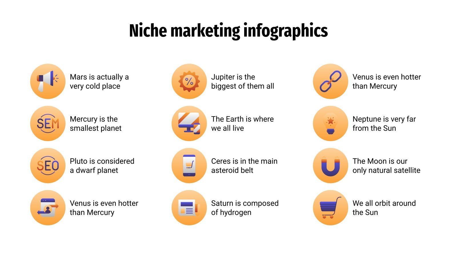 Niche Marketing Infographics | Google Slides & PPT