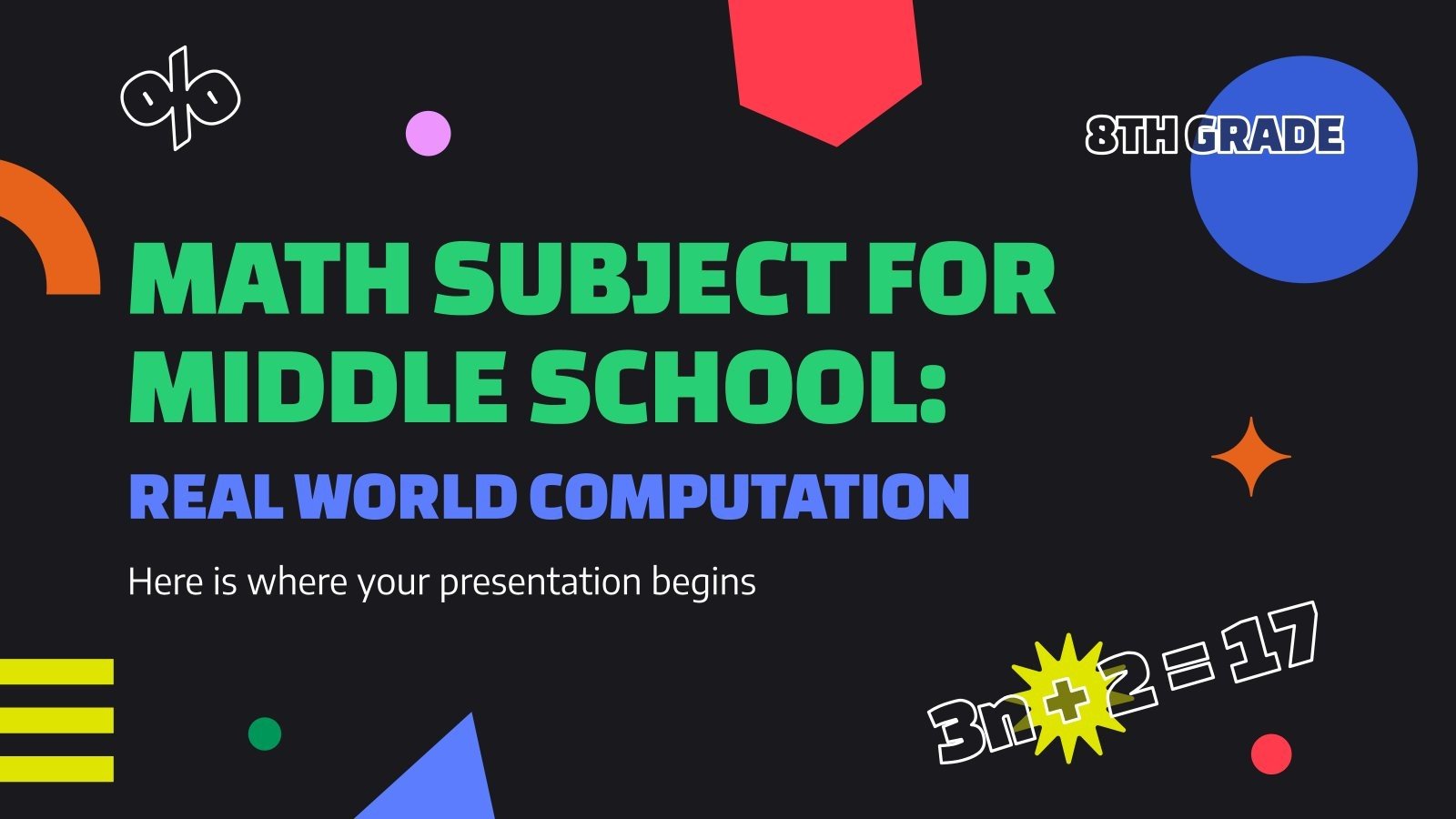 Kostenlose Mathe Google Slides Themen & PowerPoint Vorlagen