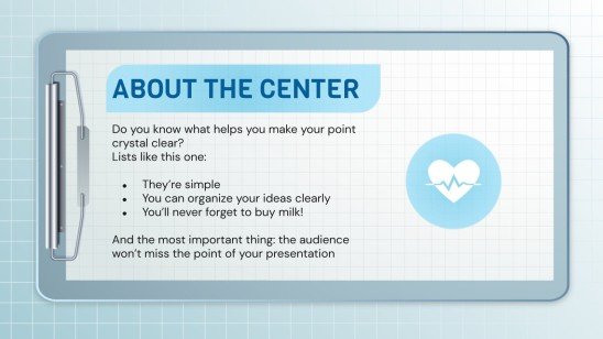 Centro de cardiología | Google Slides y PowerPoint