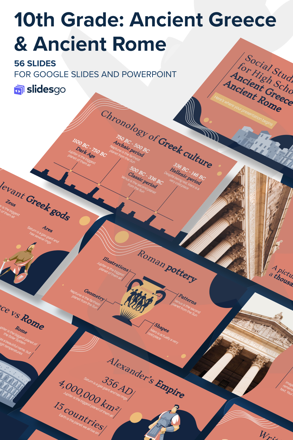 Ancient Greece and Ancient Rome | Google Slides & PPT