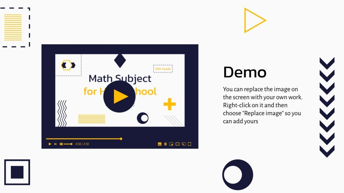 Math for High School: Angles and Lines | Google Slides & PPT