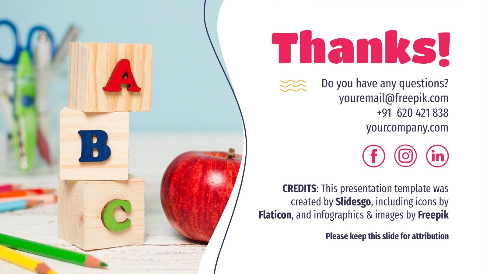 Teacher Appreciation Google Slides & PowerPoint template