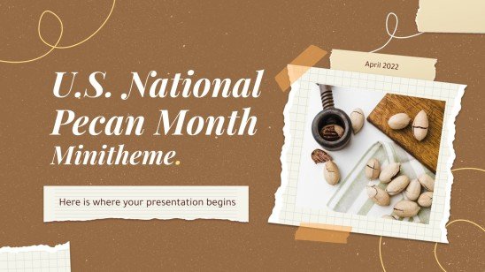 U.S. National Pecan Month Minitheme | Google Slides & PPT